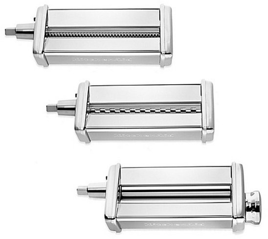 KitchenAid 5KSMPRA Pastaroller en- snijder - accessoire set van 3 stuks ...
