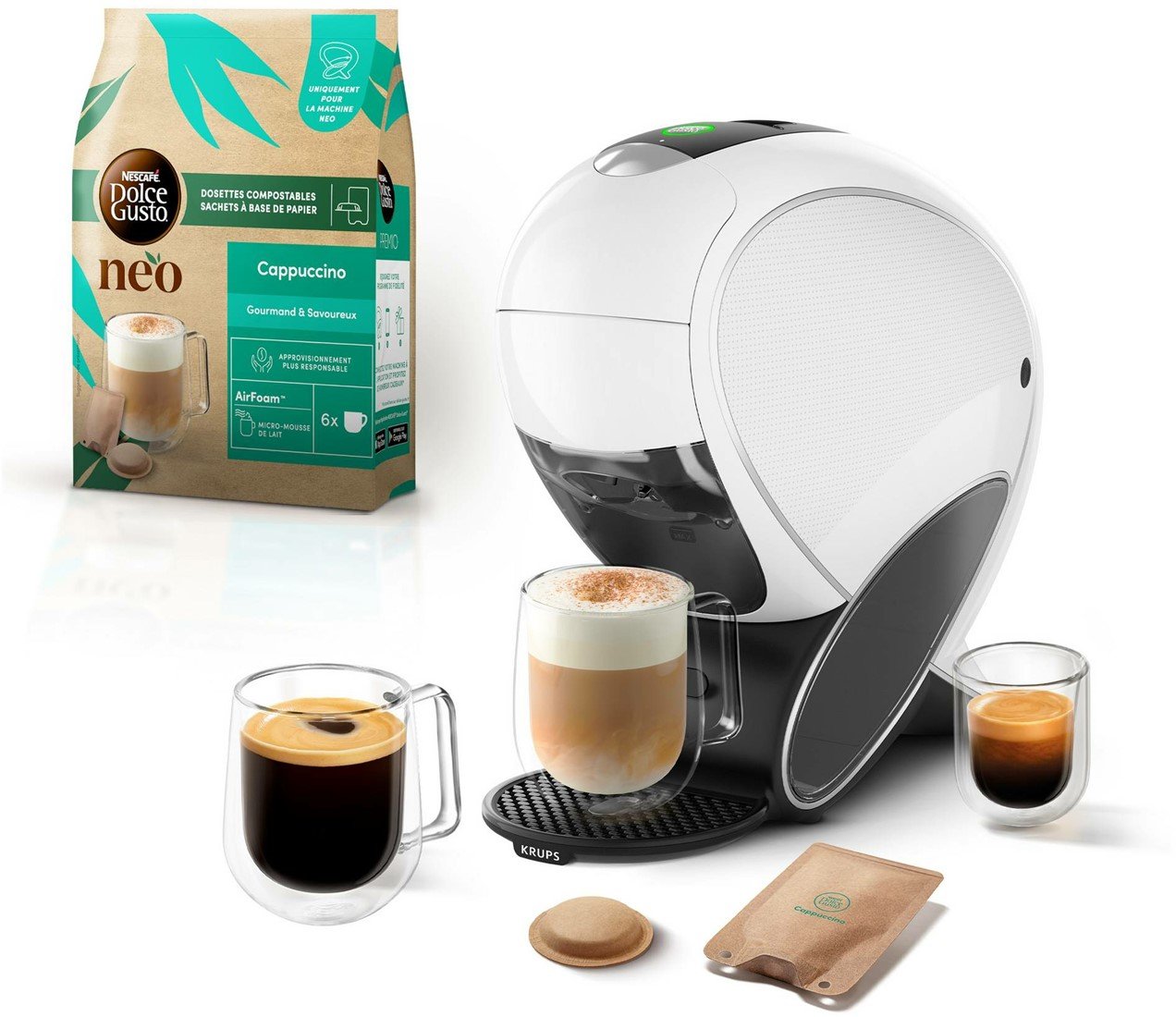 Krups NESCAFÉ DOLCE GUSTO KP8501 NESCAFÉ® Dolce Gusto® YY5679 NEO Latte ...